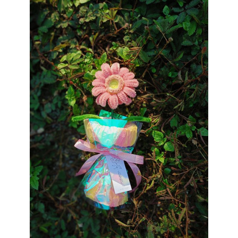 Jual Single Garbera Round Hologram - Garbera Flower - Garbera Kawat ...