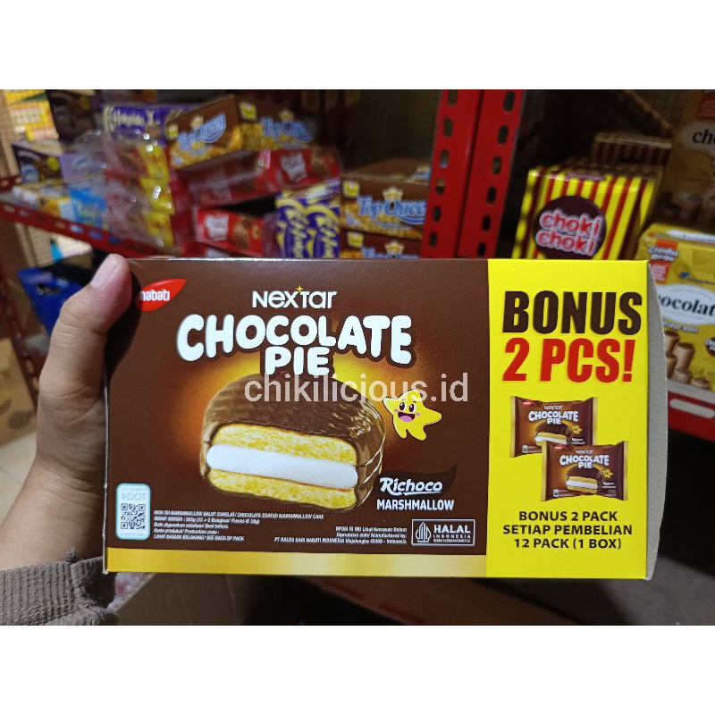 Jual Nextar Choco Pie (isi 12+1 pcs per box) | Shopee Indonesia