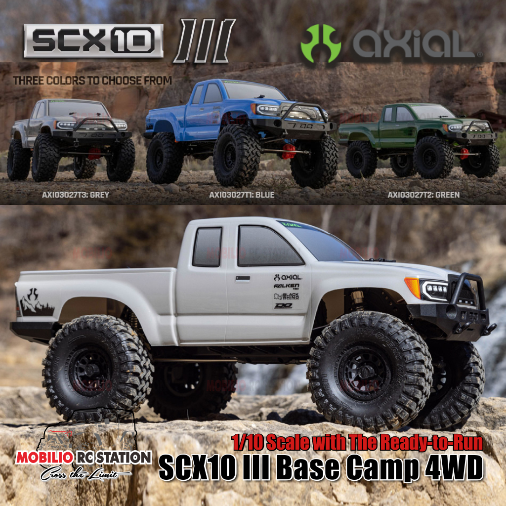 Jual Axial SCX10 III Base Camp 4WD RC Car 1/10 Scale RTR Crawler Off ...