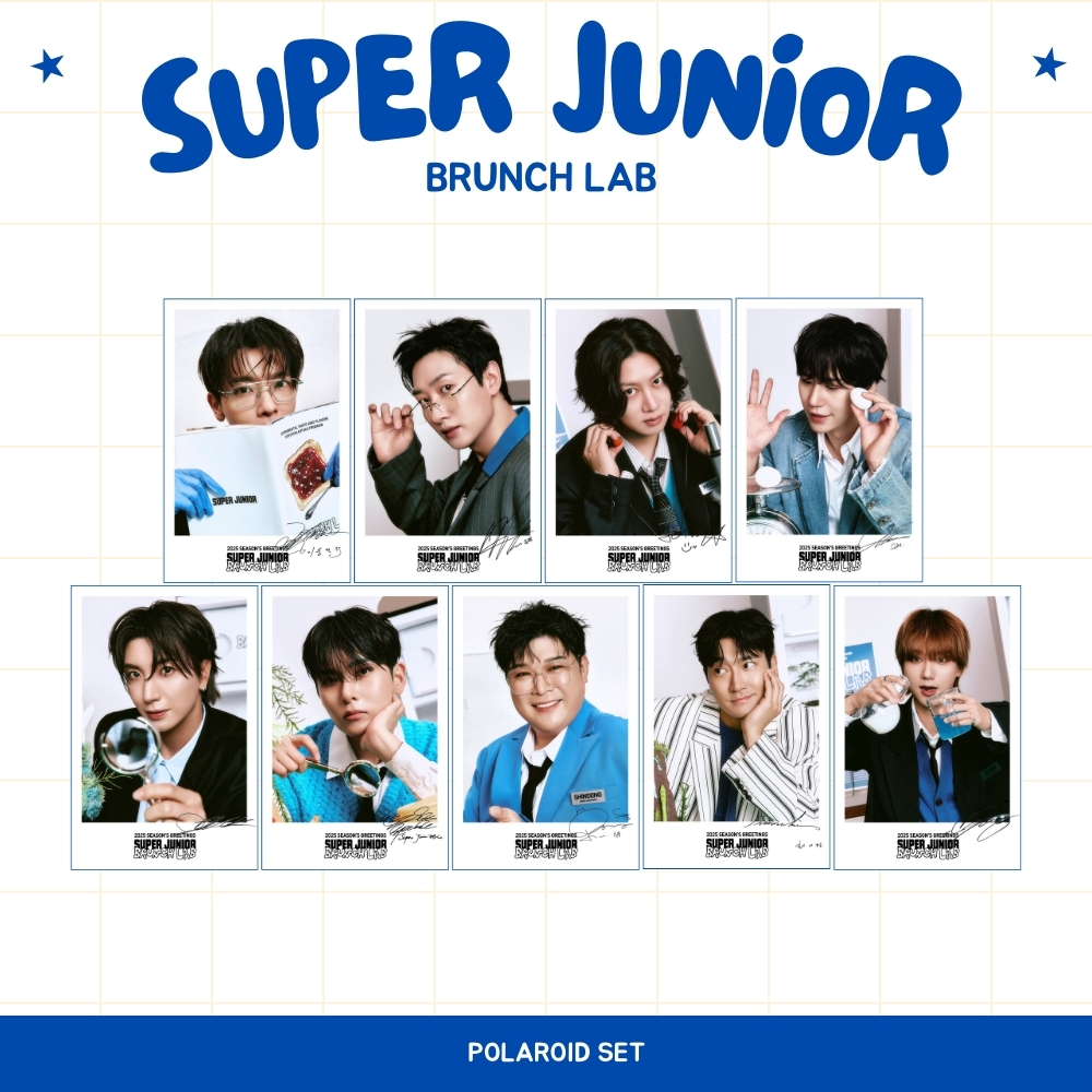 Jual POLAROID SUPER JUNIOR BRUNCH LAB (ISI 9 PCS + LAMINASI 2 SISI ...