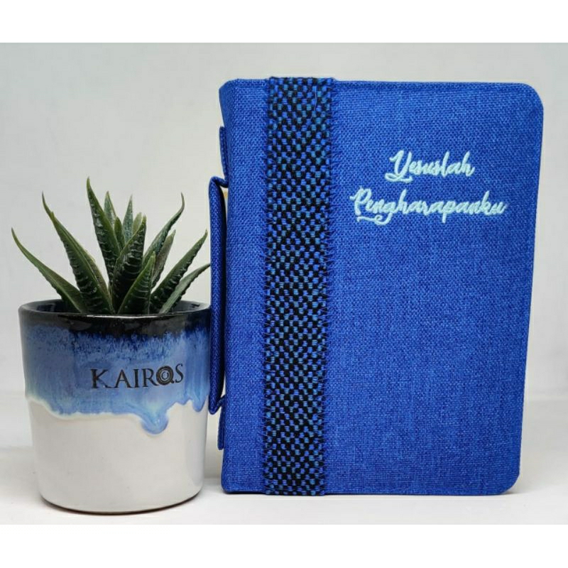 Jual sampul alkitab ukuran sedang Yesuslah pengharapaanku biru | Shopee ...