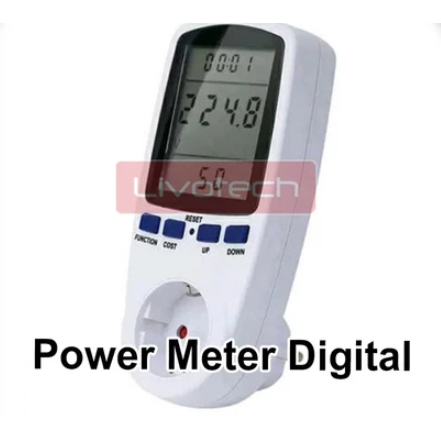 Jual New Pengukur Daya Listrik Digital Kwh Power Meter Volt Ampere Watt Stop Kontak | Shopee ...