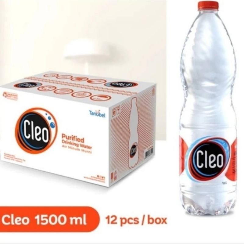 Jual cleo air mineral 1500 ml x 12 pcs ( 1 dus ) | Shopee Indonesia