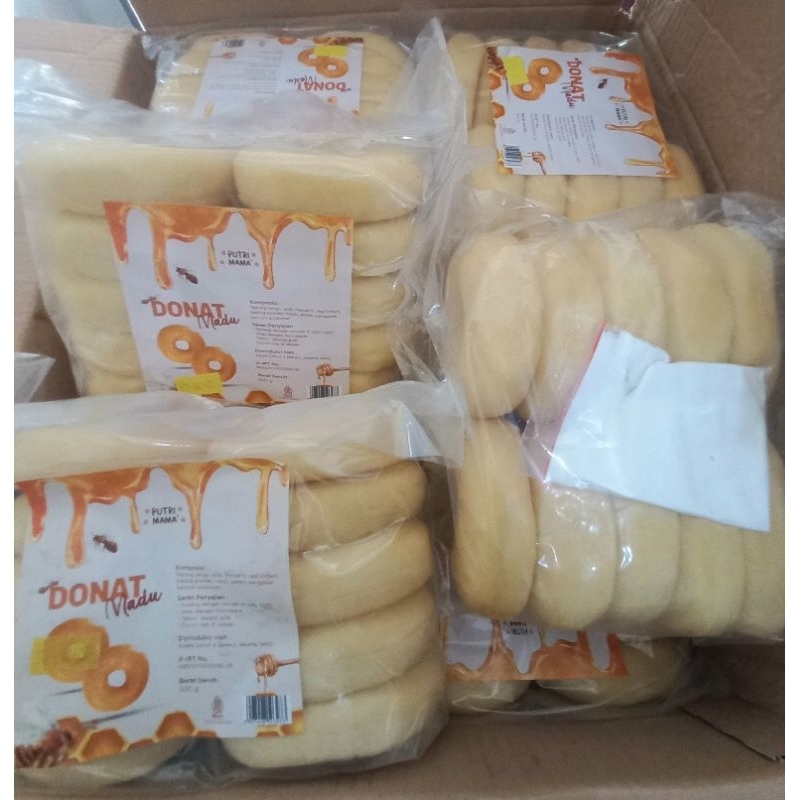 Jual Baru!Donat Madu frozen Premium isi 10pcs/enak empuk dan besar ...