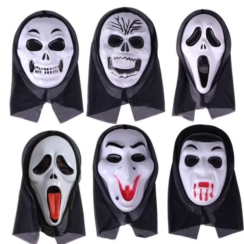 Jual Topeng seram halloween scream cosplay scary mask pesta topeng ...