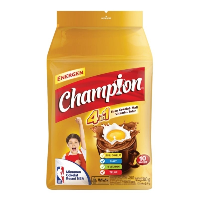Jual Energen Champion Sachet isi 10pcs x 30g | Shopee Indonesia