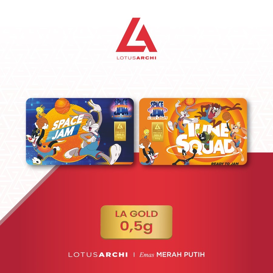 Jual LM Lotus Archi Space Jam : A New Legacy / Logam Mulia | Shopee Indonesia