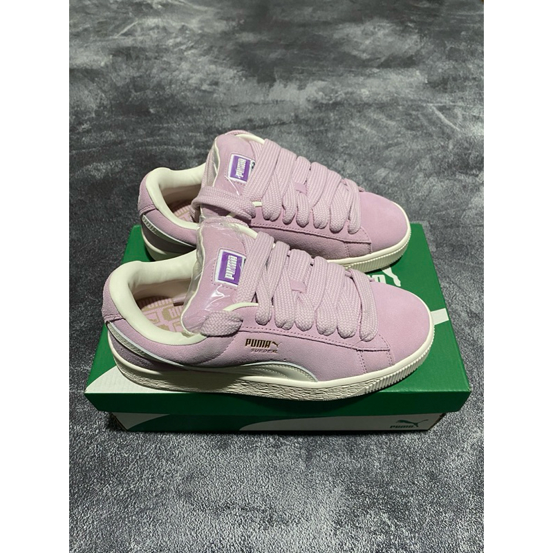 Jual Sepatu Sneakers Wanita PMA Suede XL Grape Pink Mist Original Resmi ...