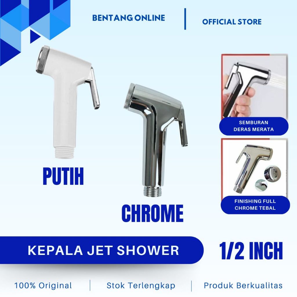 Jual Kepala Jet Shower Toilet Closet Bidet Kloset Duduk Semprot Cebok ...