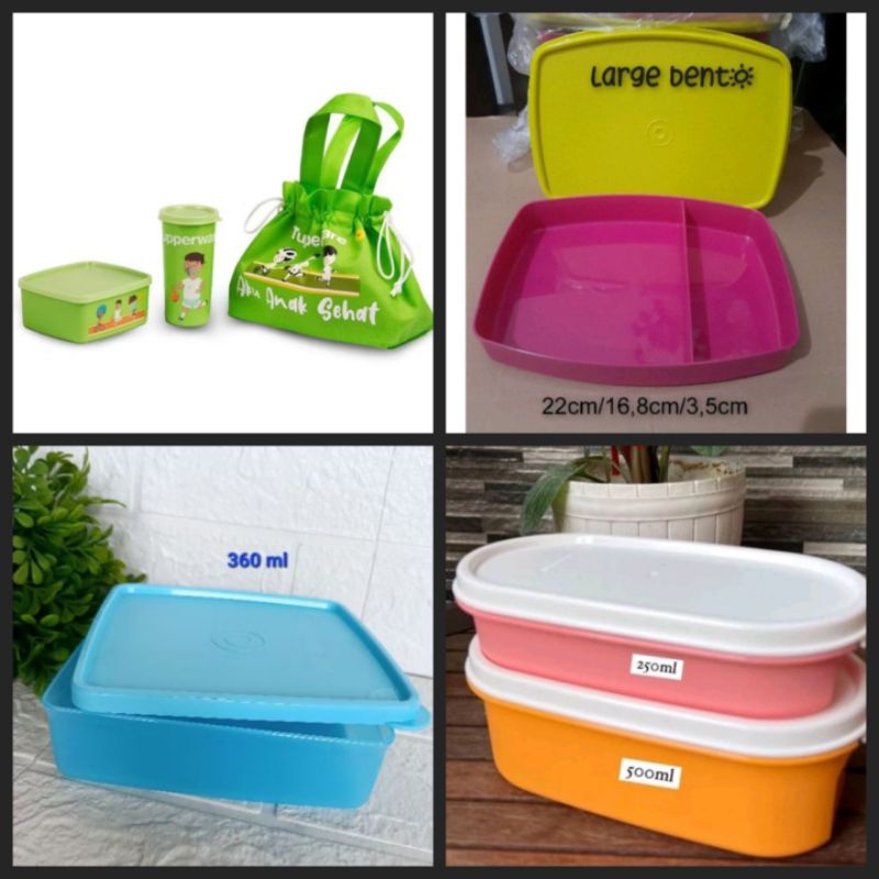 Jual Aku anak sehat-green / kotak makan square away 360ml / bestie ...