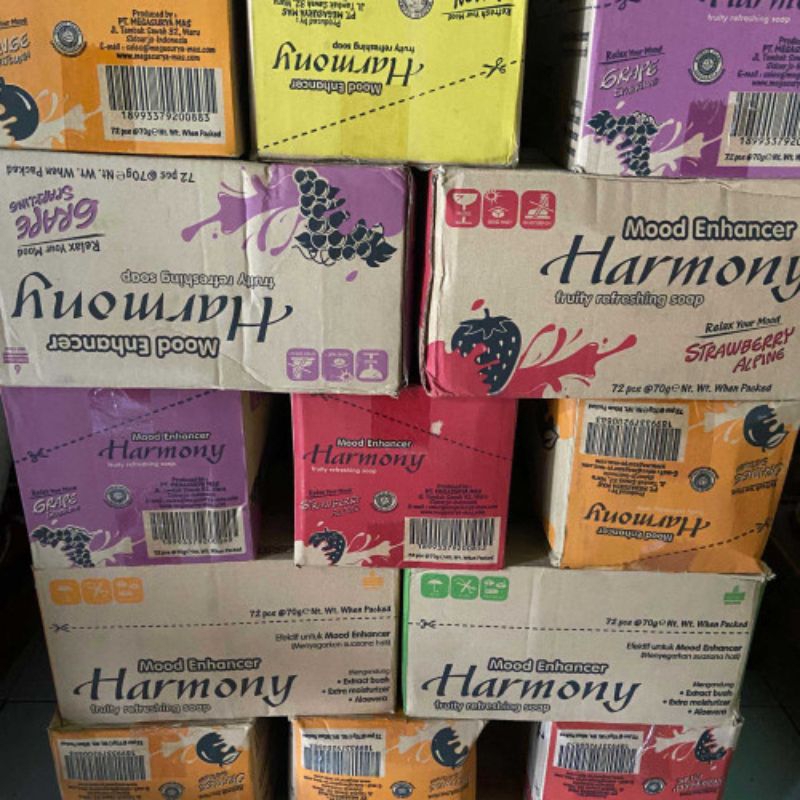 Jual Sabun harmony 1 kardus isi 72 pcs ( varian tulis dikolom pemesanan ...