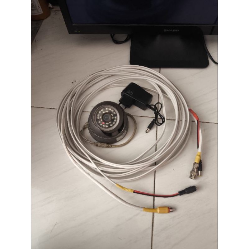 Jual kamera CCTV langsung masuk TV melalui input AV (Hanya tampil ...