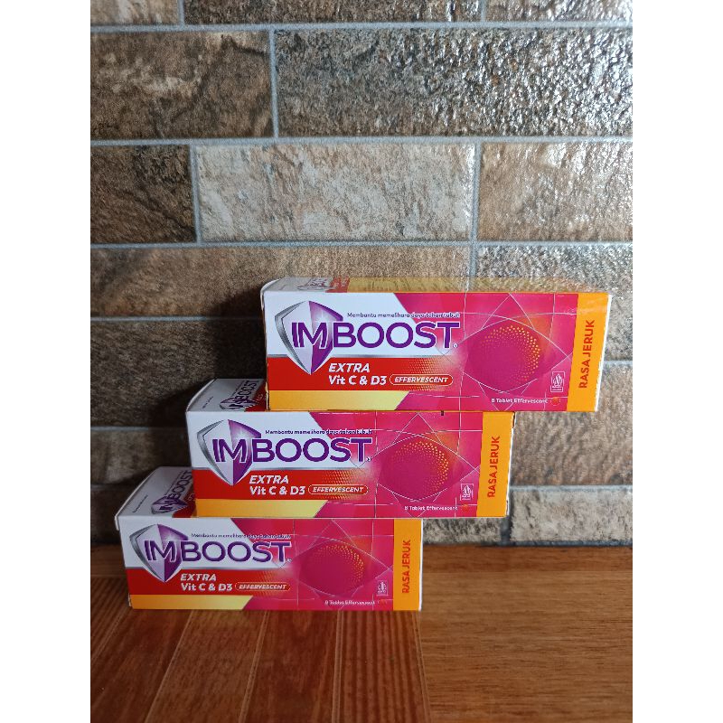 Jual Imboost Effervescent Vitamin C Suplemen Daya Tahan Tubuh Rasa ...