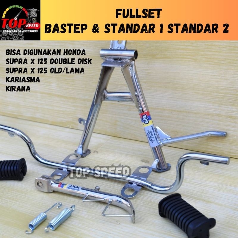 Jual Fullset Paket Bastep Barstep Step Pijakan Kaki Depan Mesin Standar ...