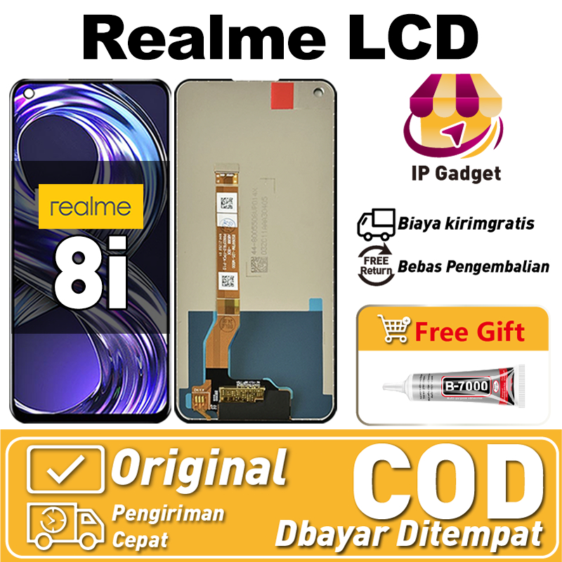 Jual Original Lcd REALME 8i fullset ori asli Layar hp touchscreen ...