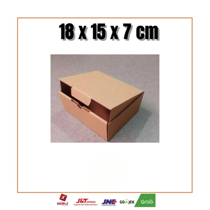 Jual 10 Pcs Kardus Pembungkus Kado Souvenir Wedding Cokelat Polos ...