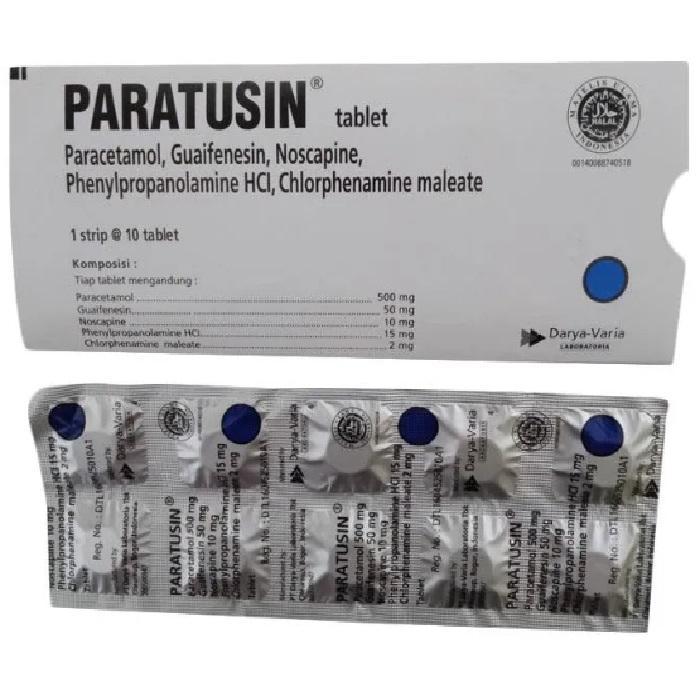 Jual Paratusin Tablet Isi 10 (Per Strip) | Shopee Indonesia