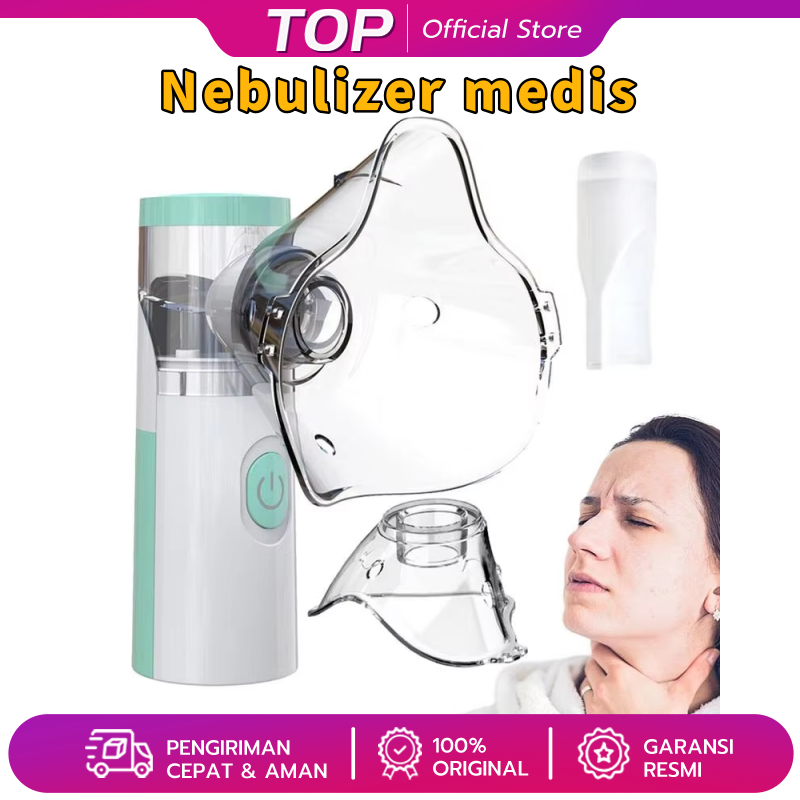 Jual 【READY YA】TaffOmicron Nebulizer Portable Alat Uap Terapi Pernapasan Batuk Asma Nebulizer ...