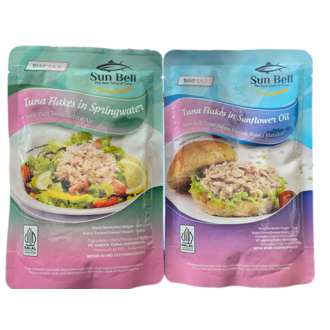 Jual SUN BELL Tuna Flakes in Sunflower Oil / Springwater 120g / Tuna ...