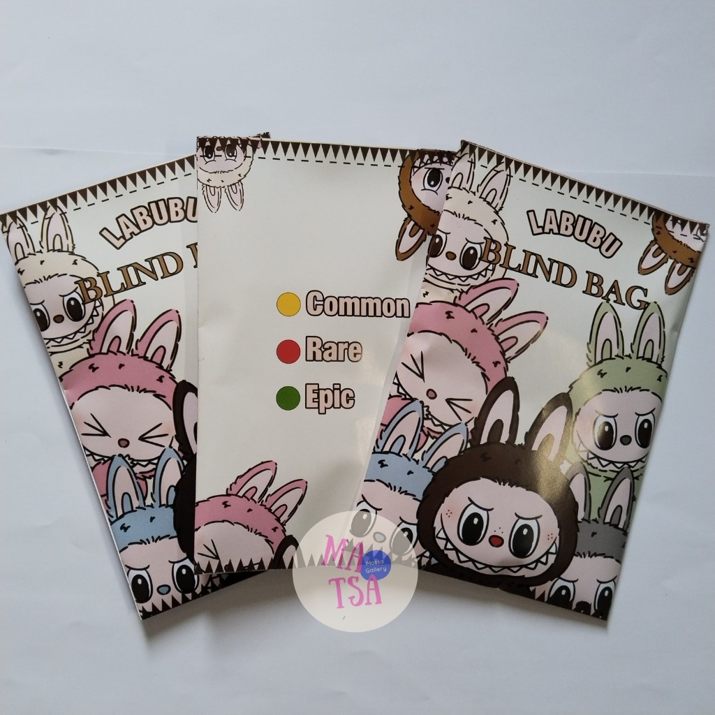 Jual Blind bag paper doll karakter labubu viral | Shopee Indonesia