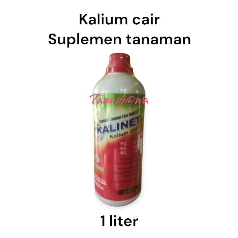 Jual Kalium Cair KALINET suplemen tanaman 1 liter | Shopee Indonesia