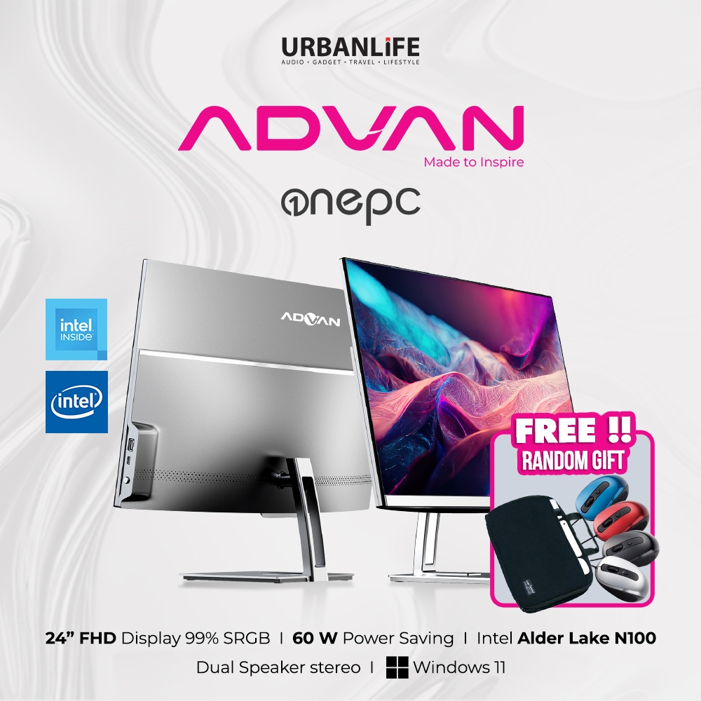 Jual Advan All In One PC AIO OnePC Intel N100 4GB/128GB | Shopee Indonesia