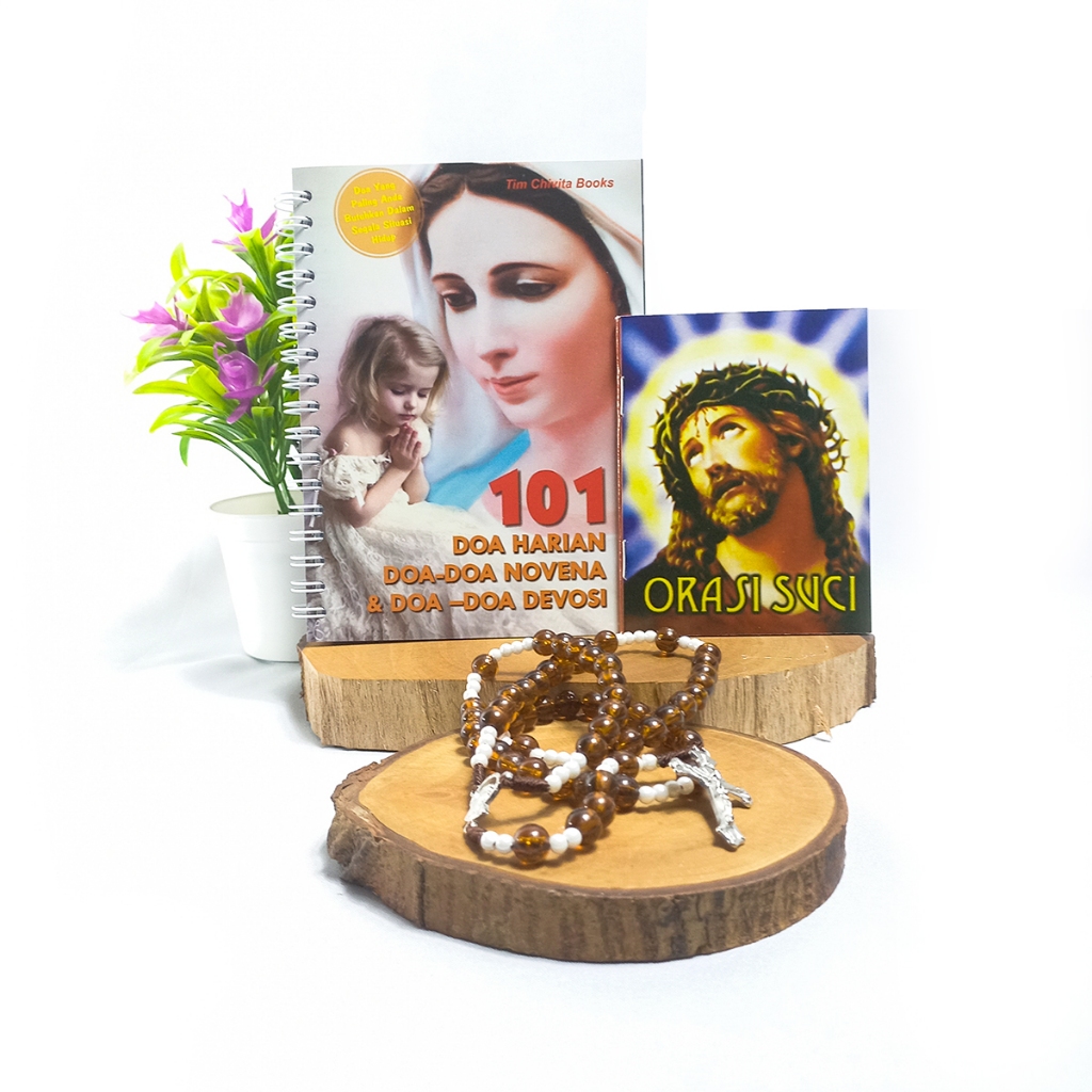 Jual Paket Doa Katolik: Buku Doa - Rosario - Orasi Suci / Paket Buku ...