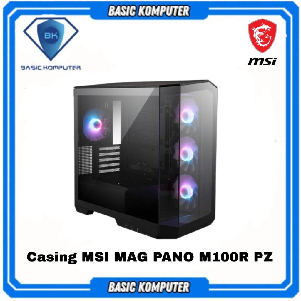 Jual Casing MSI MAG PANO M100R [ PZ M-ATX / ITX ] - Black | Shopee ...
