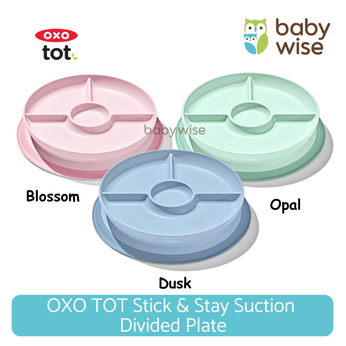 Jual OXO TOT Stick & Stay Suction Divided Plate | Shopee Indonesia