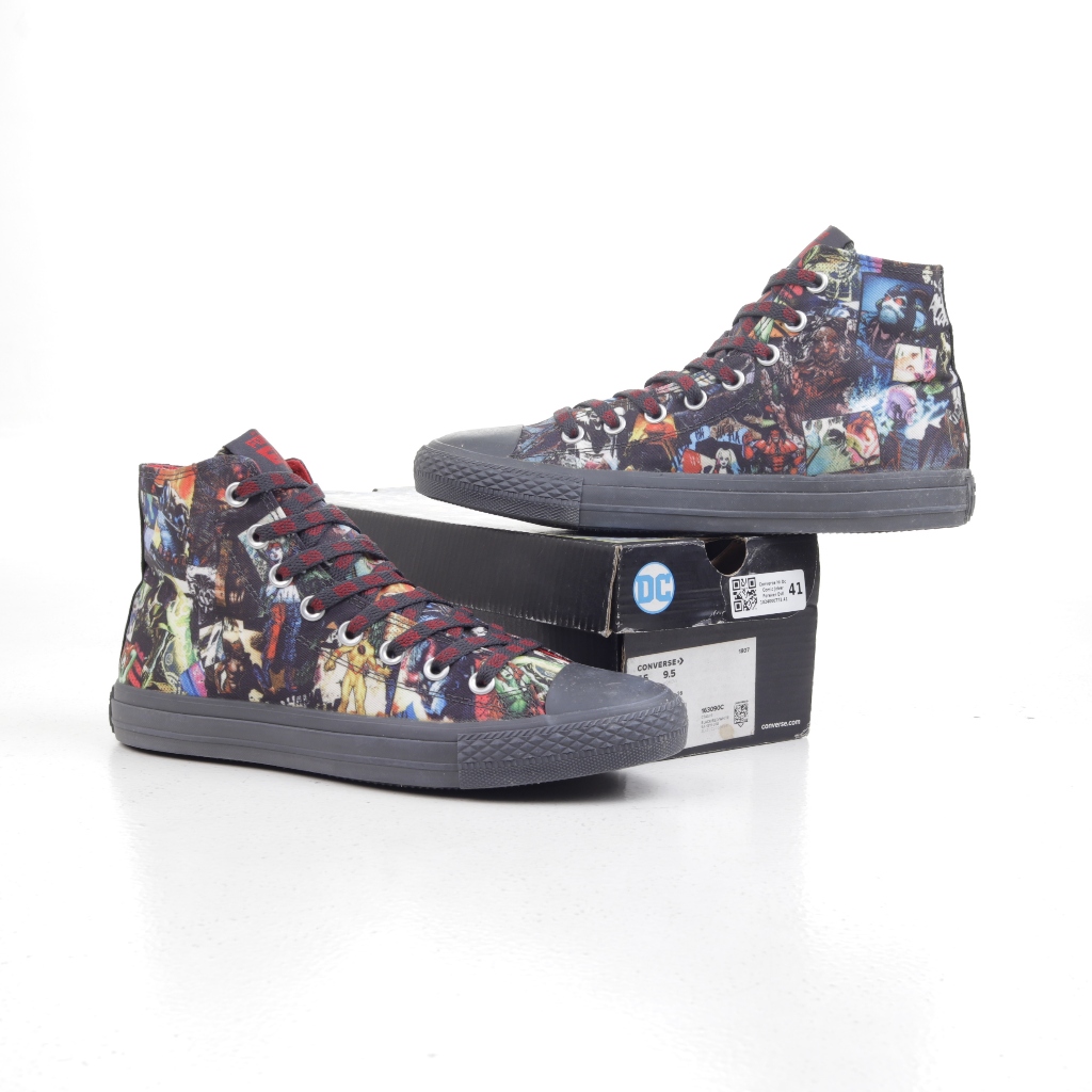 Jual (VLTAVN) Sepatu Converse Hi Dc Comic Joker Forever Evil | Shopee ...