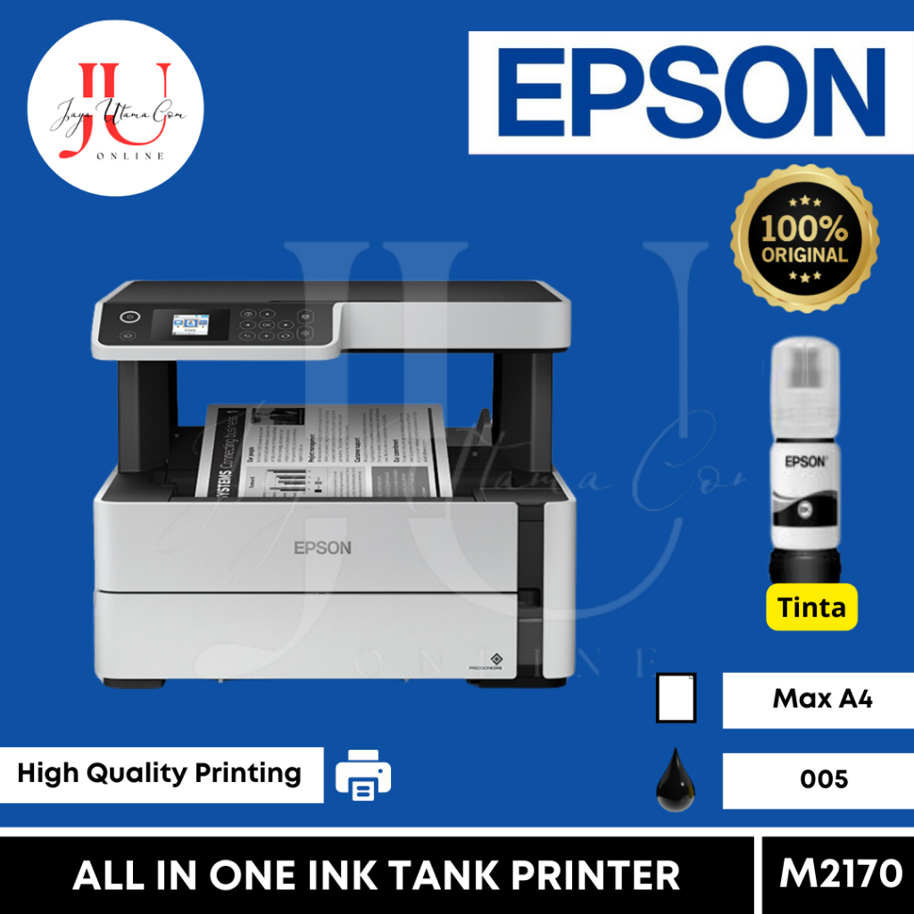 Jual Epson EcoTank M2170 Monochrome WIFI All-in-One Ink Tank Printer ...