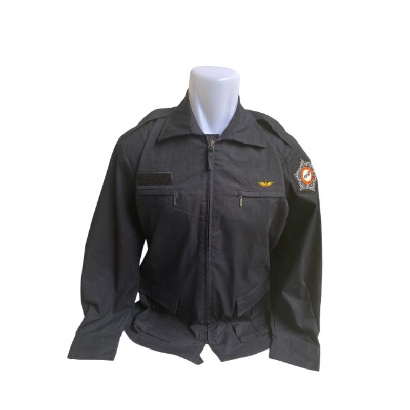 Jual Work Jacket Hitam Fire Fighter 119 Pemadam Kebakaran Korea (1 ...