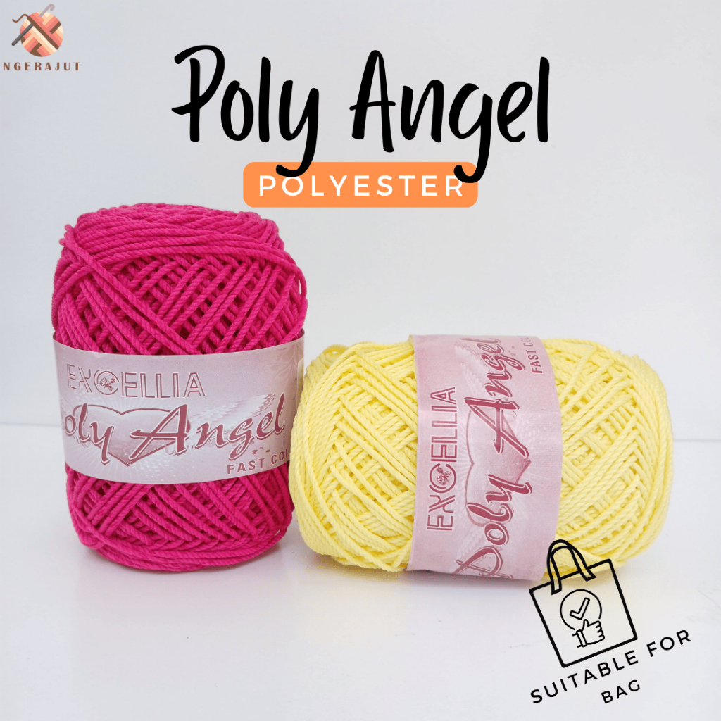 Jual Benang Rajut Polyester Premium - Poliester Polyangel | Shopee ...