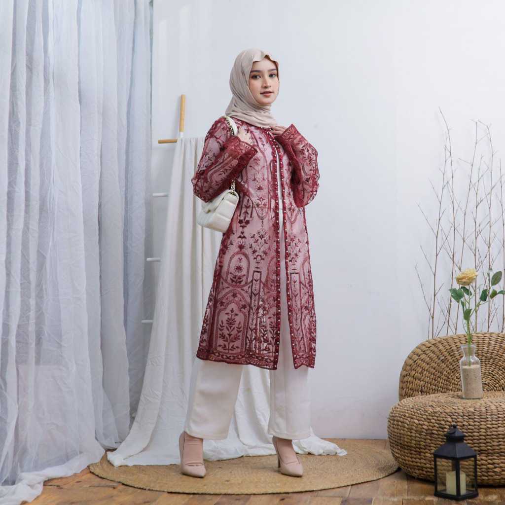 Jual Long Outer Brukat Etnik Terbaru Bisa COD | Shopee Indonesia