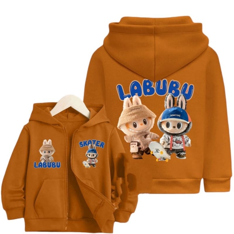 Jual sweater zipper anak labubu /hoodie anak labubu 2 -12 tahun ...