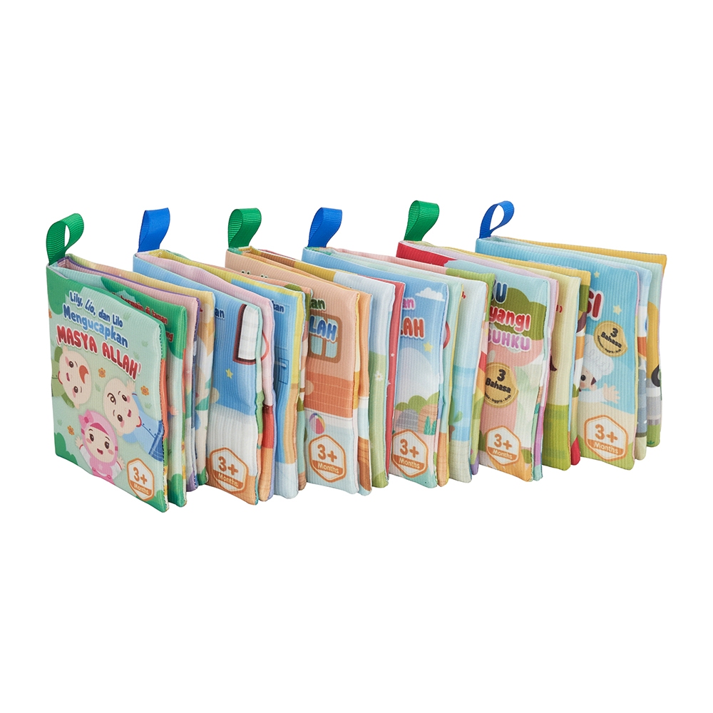 Jual Soft Book Islamic Mainan Anak Bayi/Mainan Edukasi/ Mainan Gambar ...