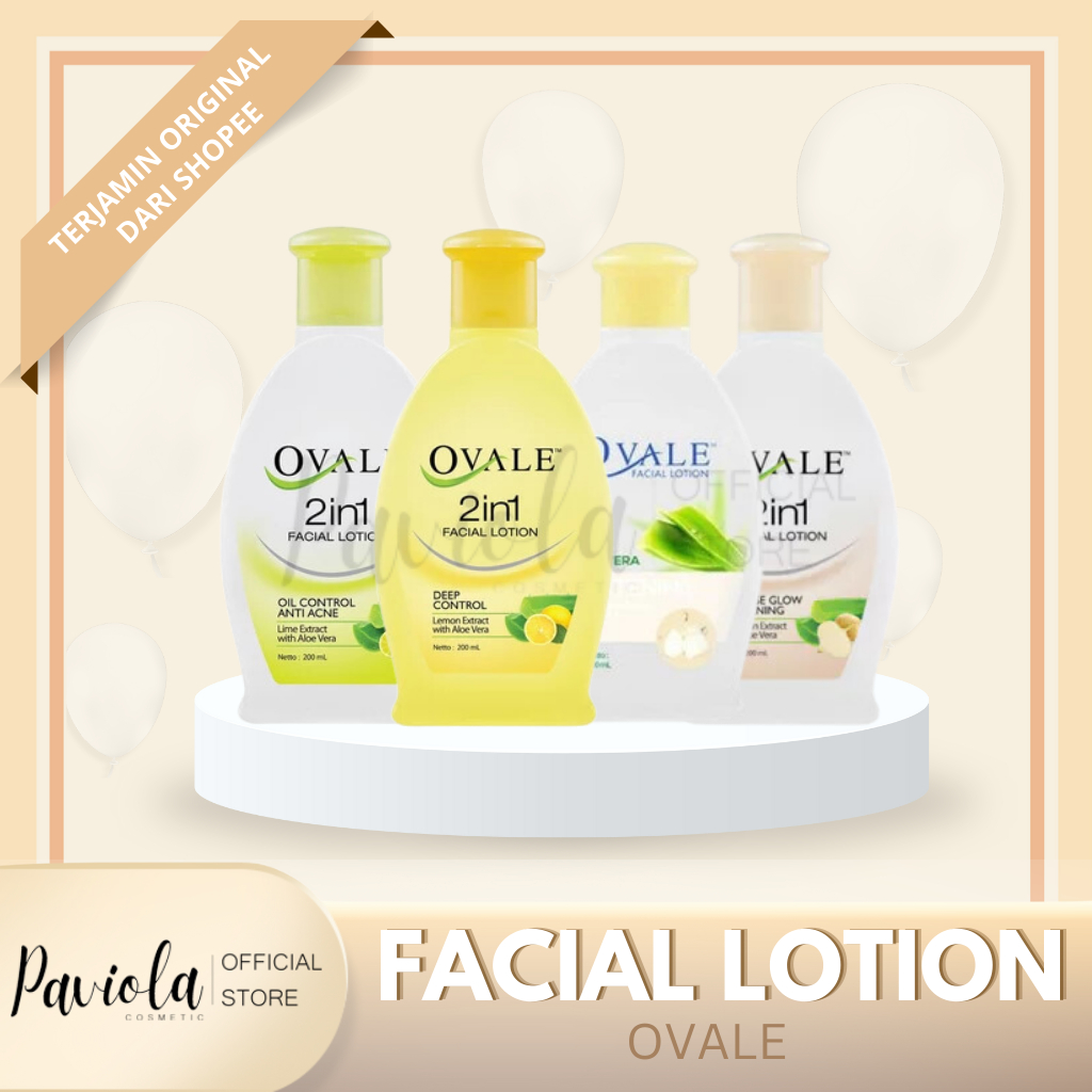 Jual Ovale Facial Lotion Anti Acne | Deep Control | Whitening Bengkoang ...
