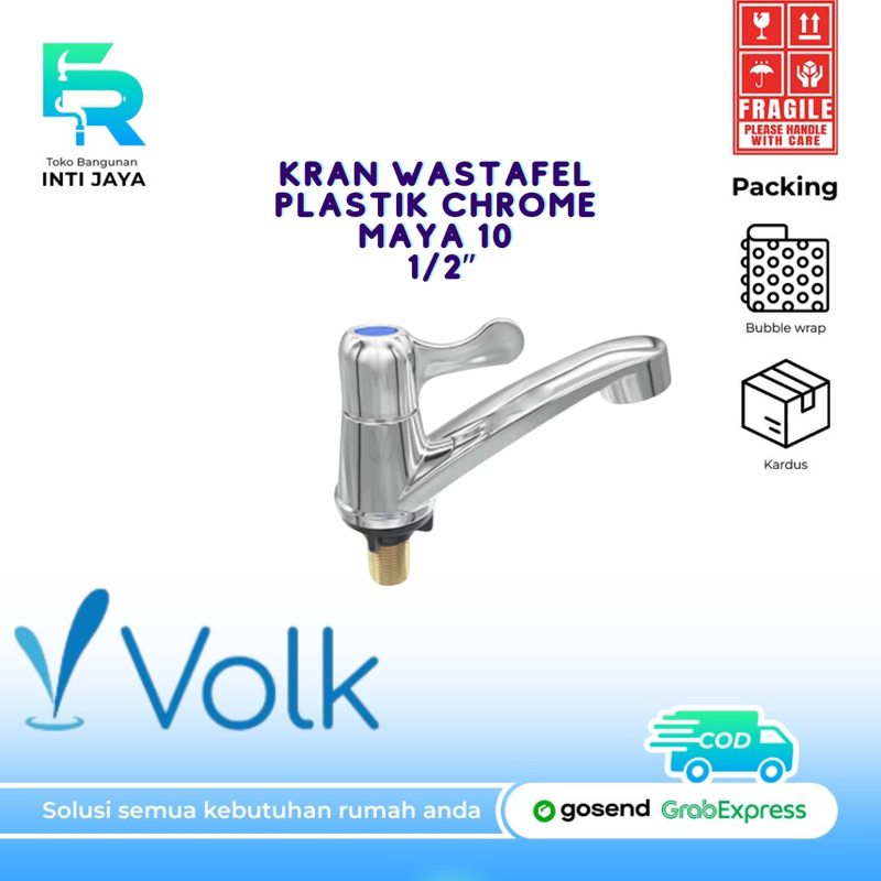 Jual VOLK MAYA-10 KRAN WASTAFEL PLASTIK CHROME 1/2” | Shopee Indonesia