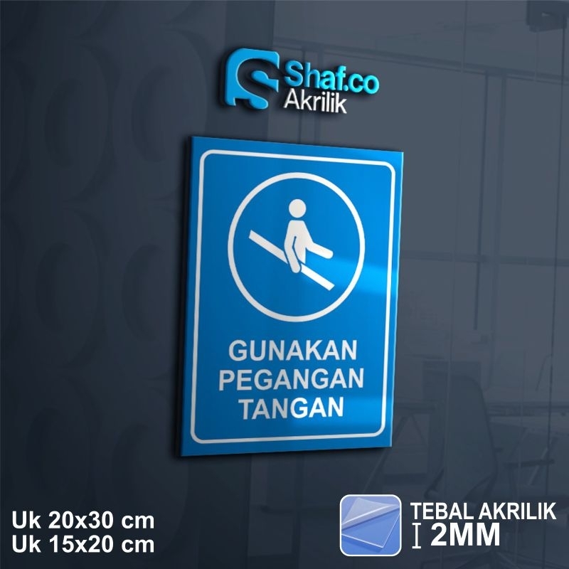 Jual AKRILIK SIGN BOARD GUNAKAN PEGANGAN TANGAN // ACRYLIC // RAMBU ...