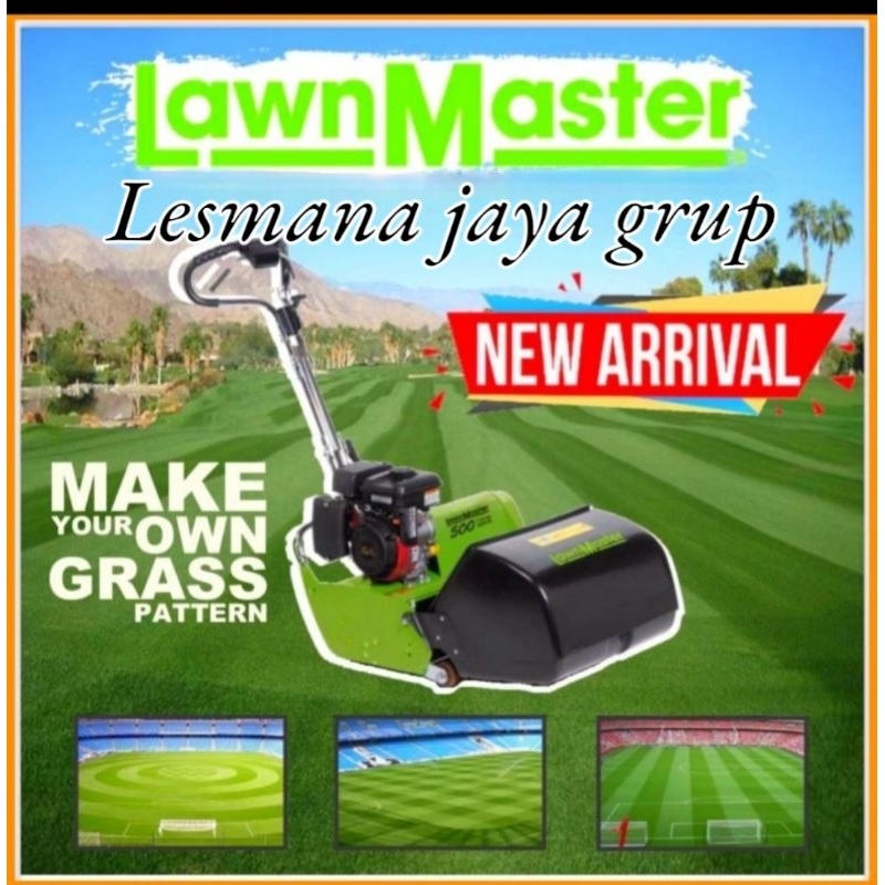 Jual Mesin Potong Rumput Dorong Lawnmaster Dual Drive 500 Golf Reel ...