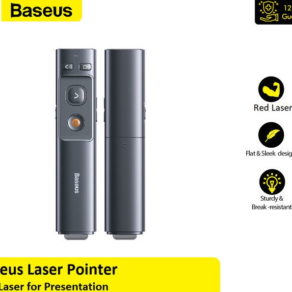 Jual Super Baseus Wireless Laser Pointer Presentation Pen Remote ...