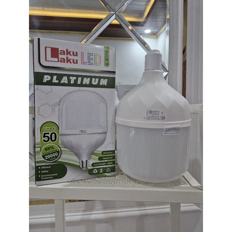 Jual Lampu Led Buld T kapsul Laku Laku platinum 50 watt | Shopee Indonesia