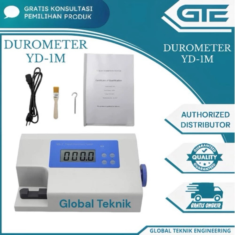 Jual Tablet Hardness Tester YD-1 Durometer Meter YD1 Obat Press Gauge ...