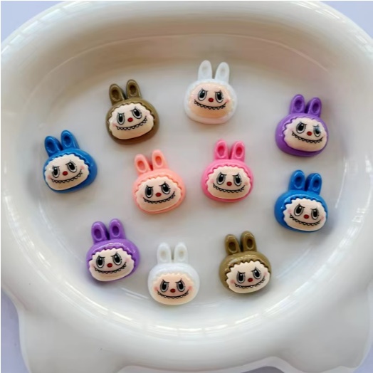 Jual 10 Pcs Clay Labubu Premium Clay Labubu Kepala Resin Labubu ...