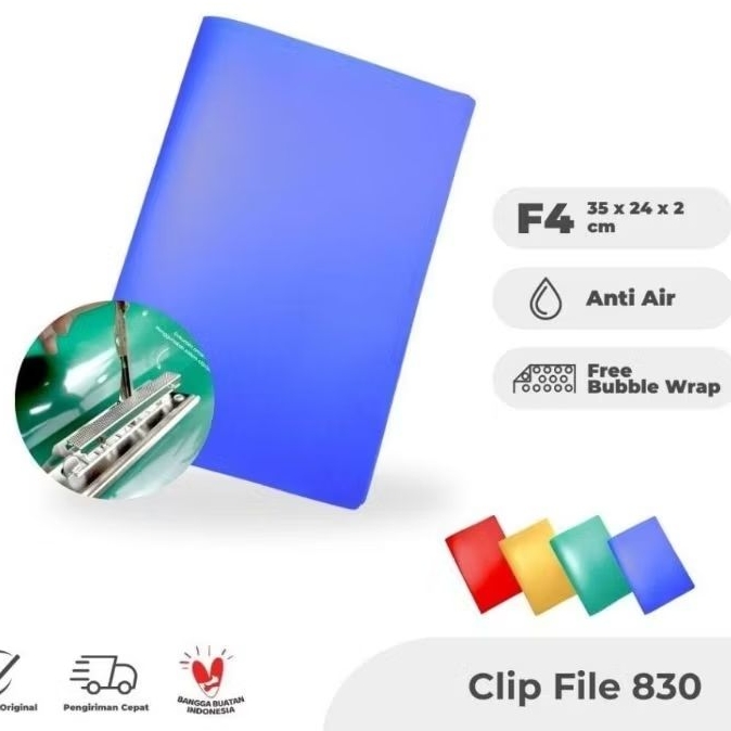 Jual topla clip file cermat map jilid dokumen jepit folio F4 | Shopee ...