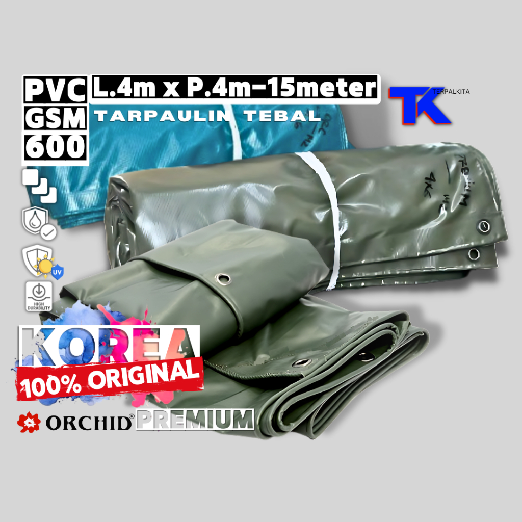 Jual Terpal PVC 3x3, 3x4, 4x6, 4x8, 4x10 Premium ROYAL ORCHID Tebal ...