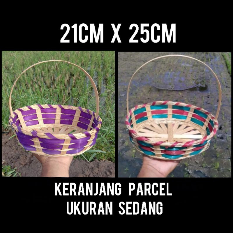 Jual KERANJANG PARCEL BAMBU TEMPAT PARCEL | Shopee Indonesia