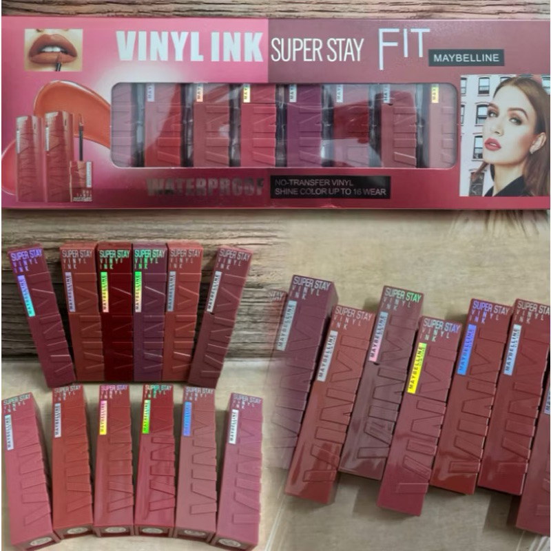 Jual ( 1 Pallet isi 12 pcs ) PAKET LIPCREAM MAYBELLINE BARCODE FASION ...