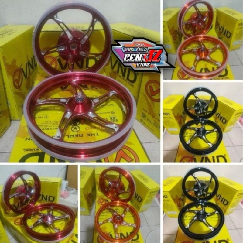 Jual Velg VND NEW SPEED Bintang laut Vario 110 125 150 Beat Scoopy Genio Spacy lebar 185/215-14 ...