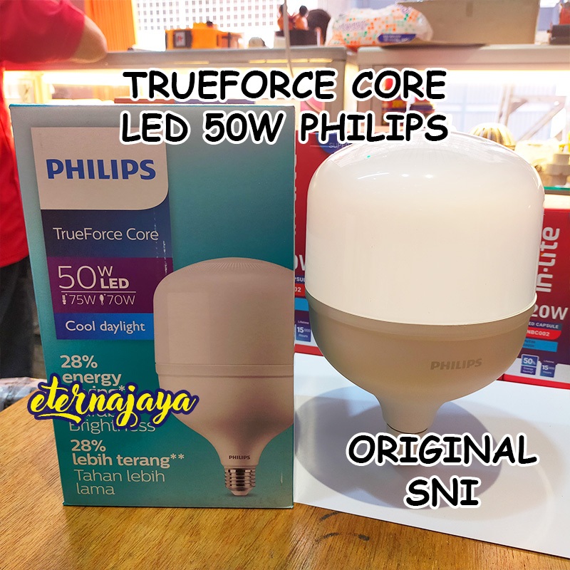 Jual PHILIPS TrueForce Core Lampu LED 50W Putih 6500K 50 Watt Tforce | Shopee Indonesia